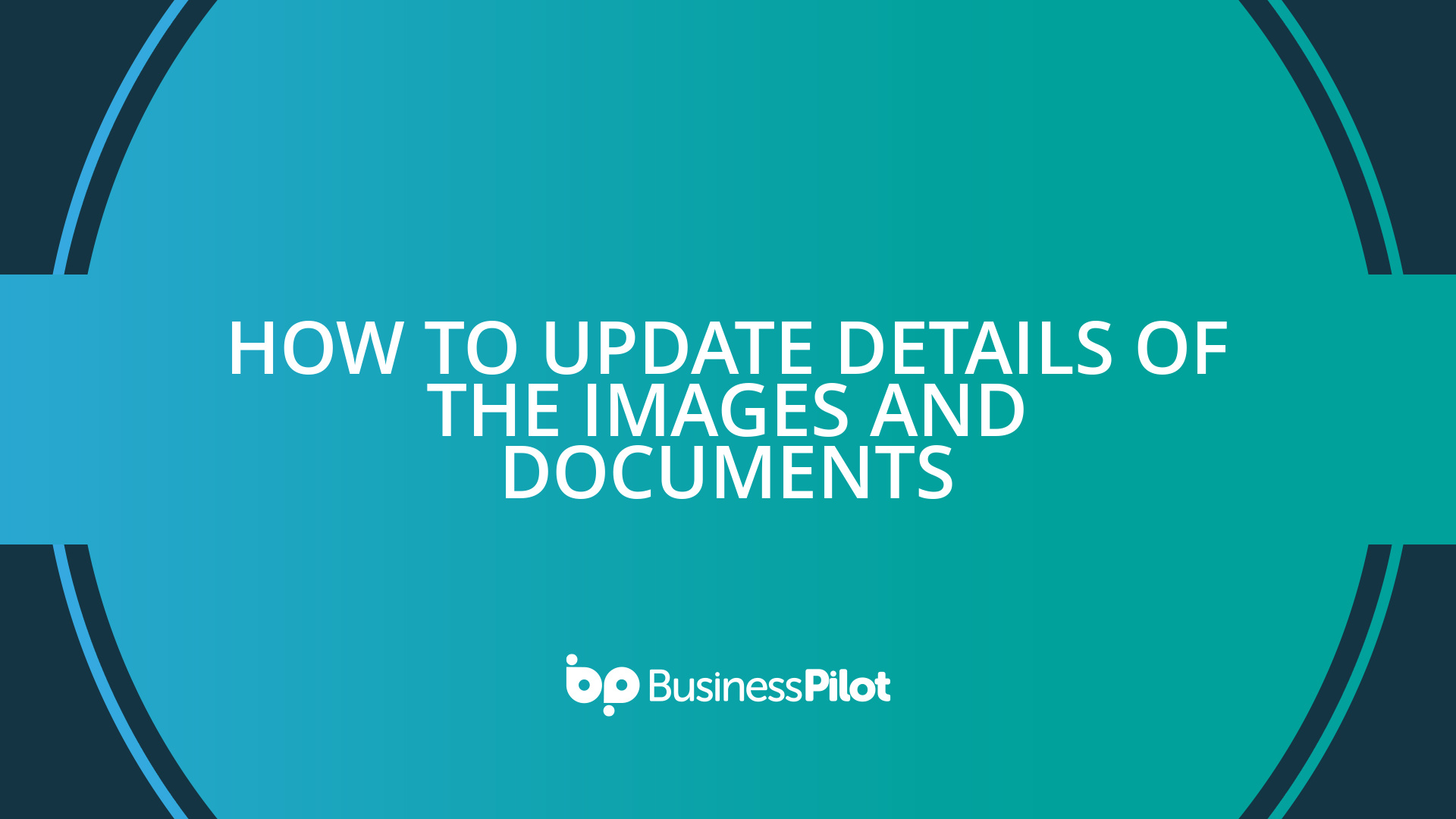 How To Update Details of The Images And Documents - Business Pilot
