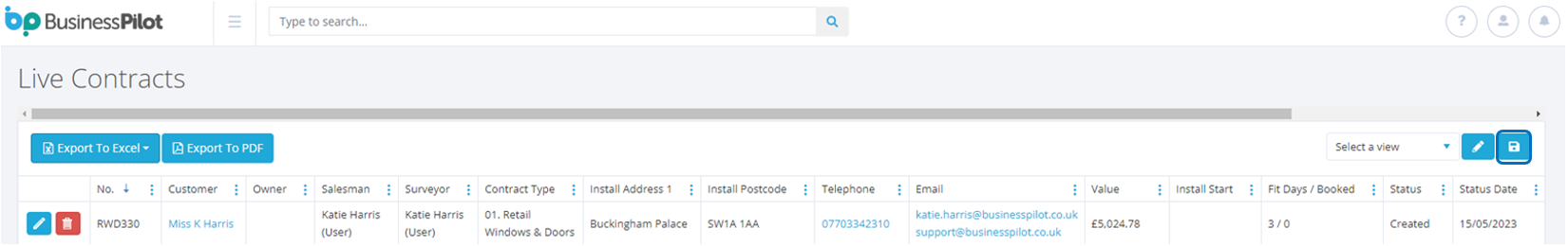 Personalised grid views and Xero refresh added - Business Pilot