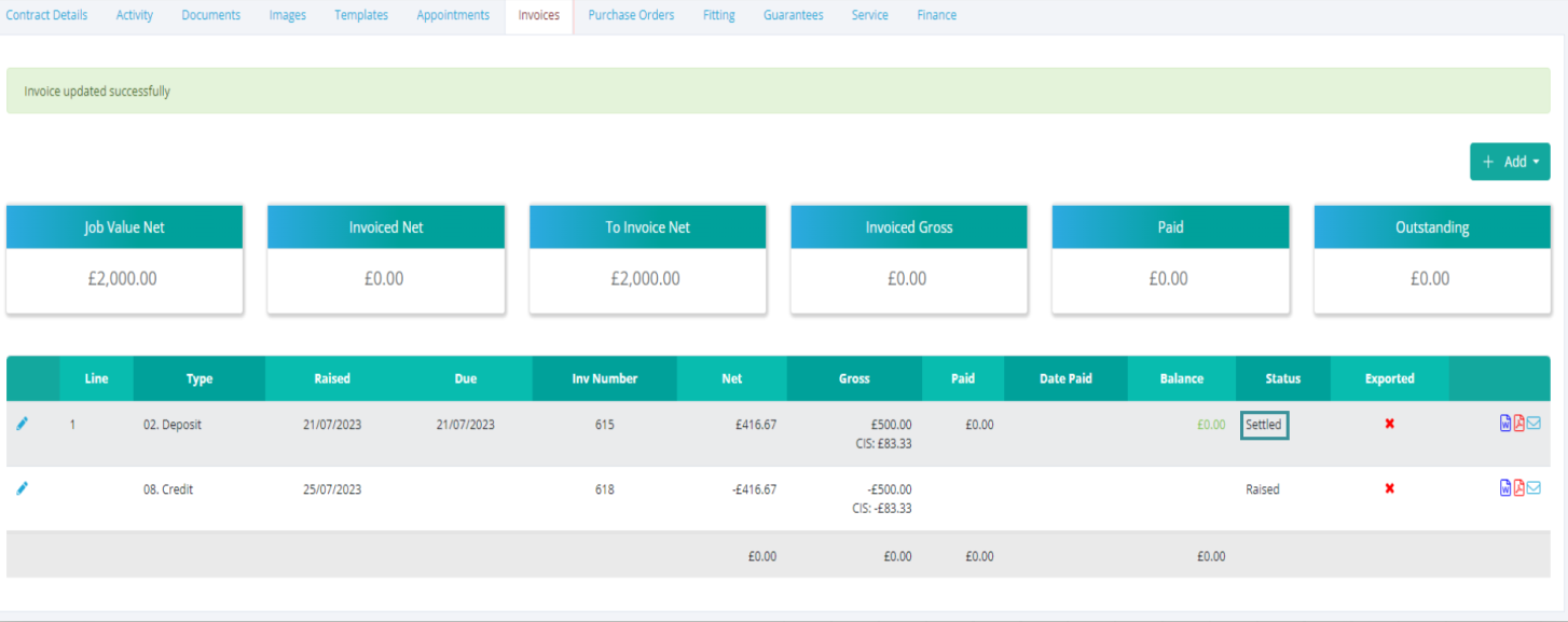 Updates: Credit CIS Invoices, New Grid Columns & More - Business Pilot