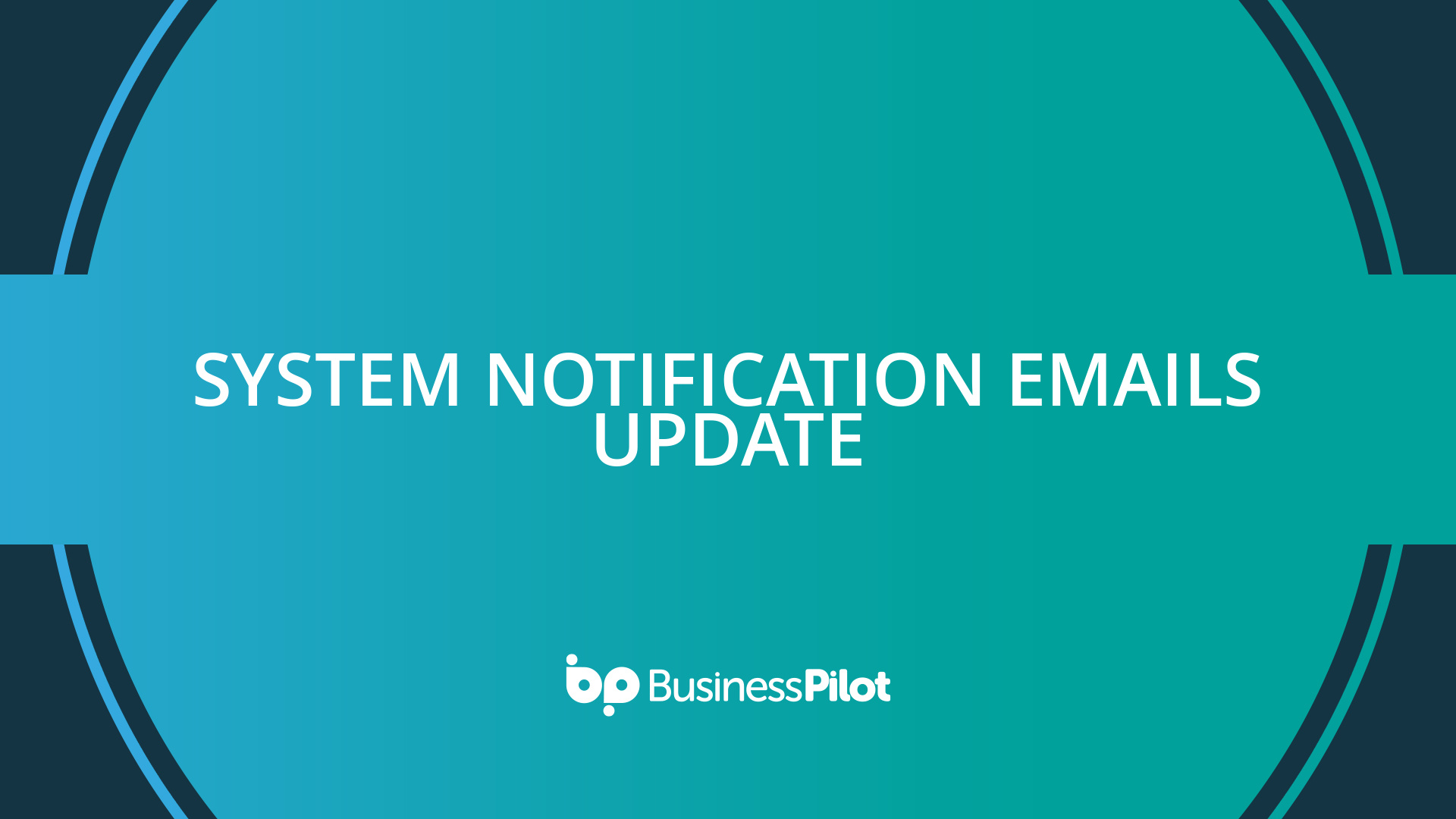 System Notification Emails Update - Business Pilot